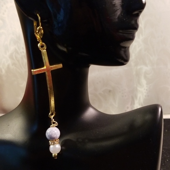 Jewelry | Christian Cross Dangle Earrings | Poshmark